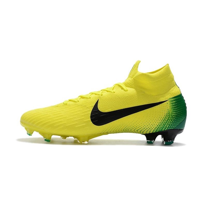 Soccer Shoes For Men - Nike Mercurial Superfly 6 Elite FG Yellow Black
